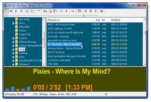 Organizes Music Tracks Without Creating Playlists using 1by1 Audio Player